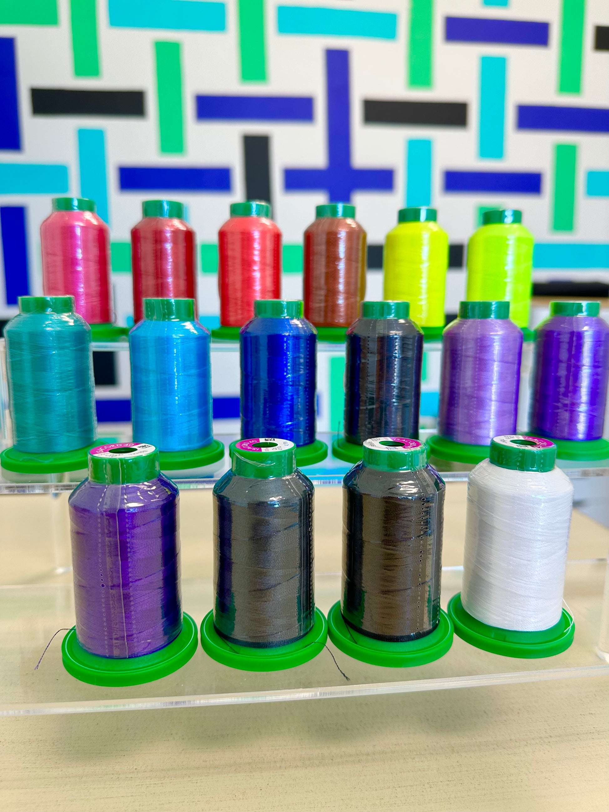 Isacord 100% Polyester Tex 40 Thread- 1000 meter spools – Wonderground ...