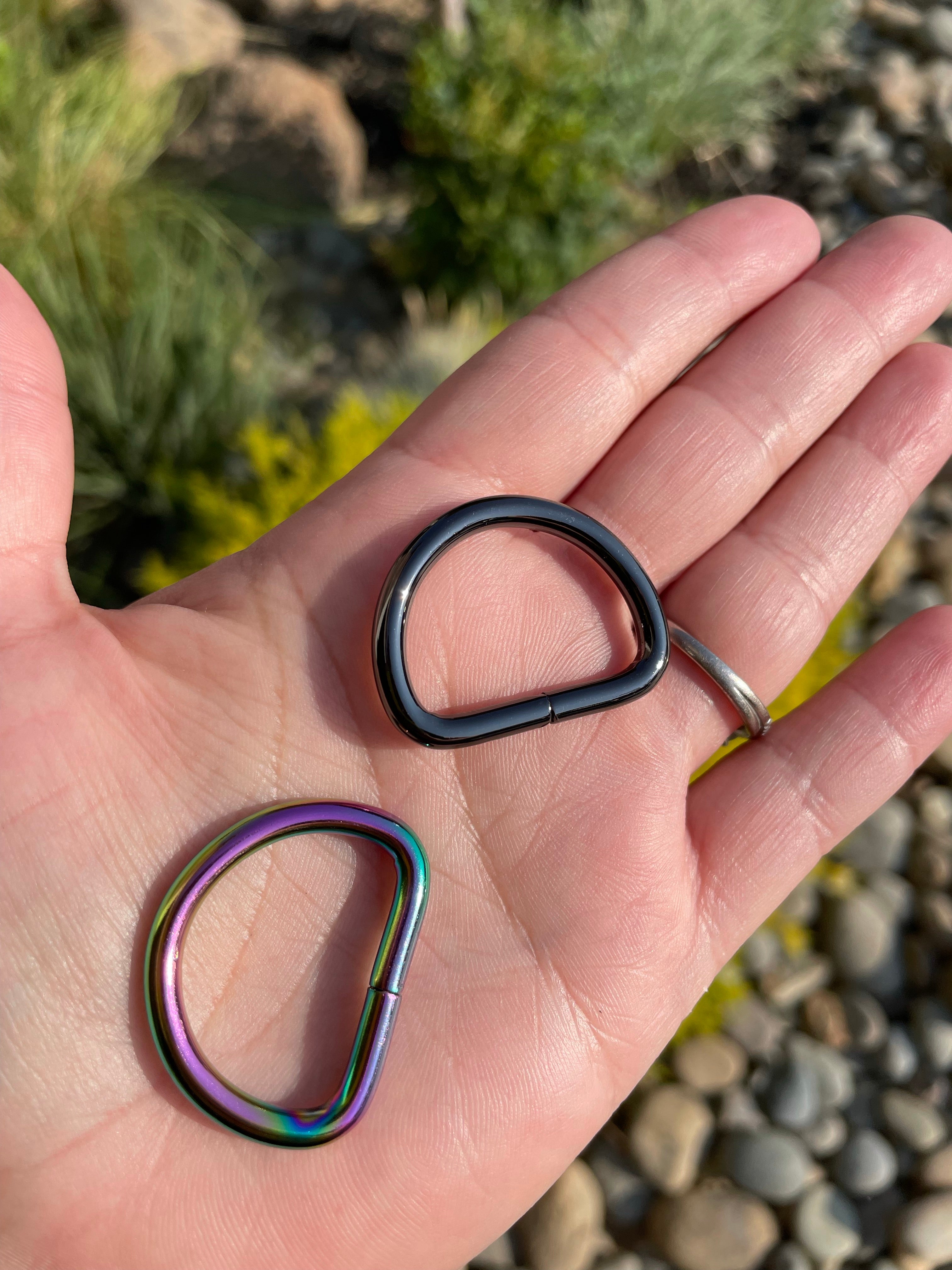 Chunky D rings 1” Wide (5 packs) – Wonderground Fabrics